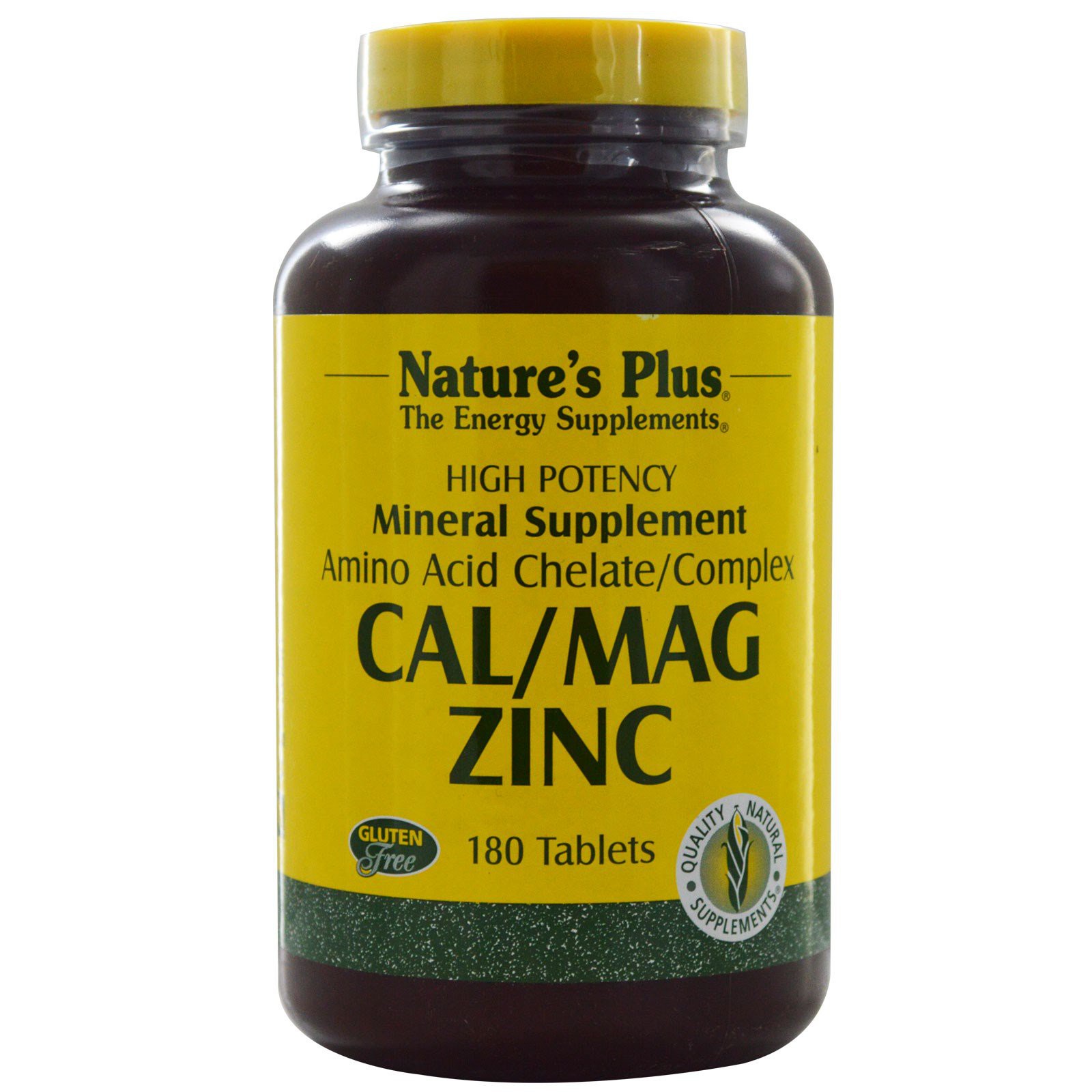 Koop Cal/Mag Zinc (180 Tablets) - Nature's Plus - Calcium